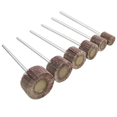 6*150mm带柄百叶磨头纱布叶轮