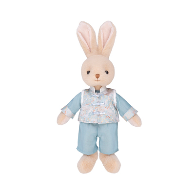 伽百利Gabriel冬季新品兔子毛绒玩具中式复古情侣礼物吉祥玩偶