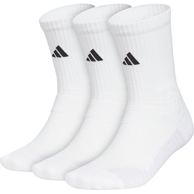 Adidas/阿迪达斯正品2025新款男女运动经典中筒袜三双装KE7805