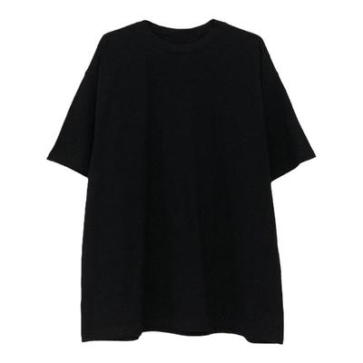 高街基础款纯色oversize短袖t恤