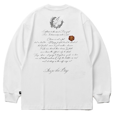 Remedy国潮手写体长袖T恤