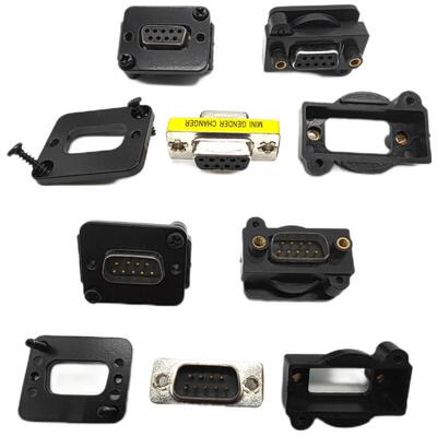 D型VGA母DB9串口直通86面板插座