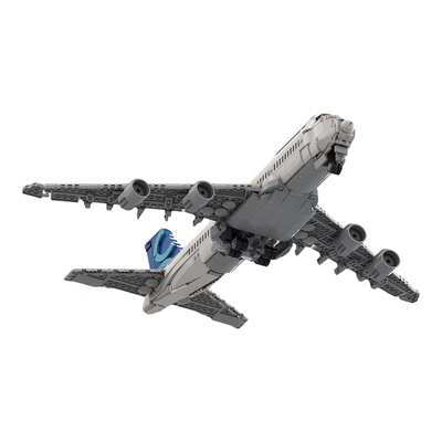 波音747飞机积木模型玩具礼物