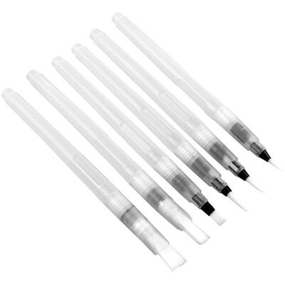 尼龙水彩画笔毛笔灌水练字不掉易