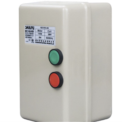 莎普空压机磁力启动器QCX5-12/22/40/3~4KW7.5KW11KW电动机保护器