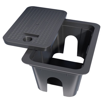 成品PE水表箱地埋式农村户外表箱室外自来水阀门井塑料井盖阀门箱