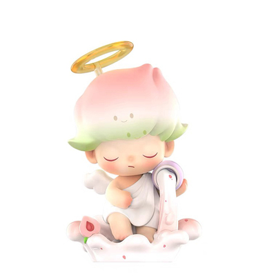 泡泡玛特DIMOO白桃石榴吊卡