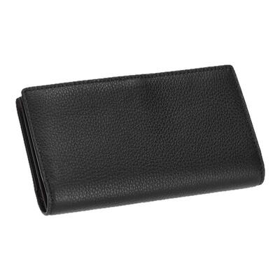 日本直邮 COACH蔻驰流行男女皮革黑色长款拉链真皮收纳钱包C8329