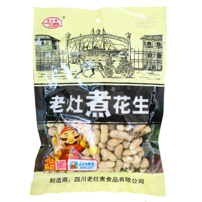 四川特产老灶煮花生带壳292g袋水