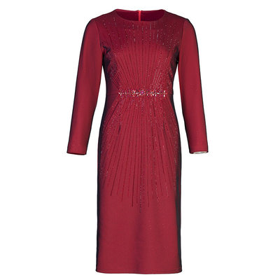 加绒保暖大码妈妈婚宴连衣裙