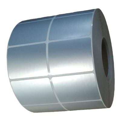 pet银色条码纸不干胶防水撕不破