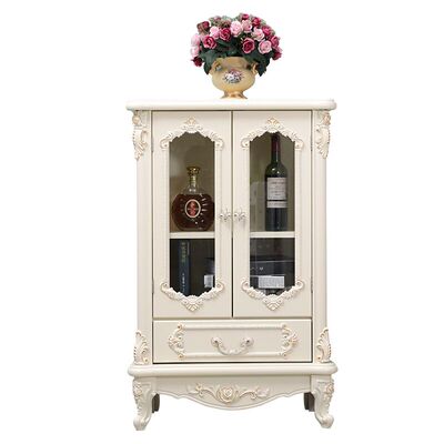 厂家直销奢华象牙白法式简约酒柜