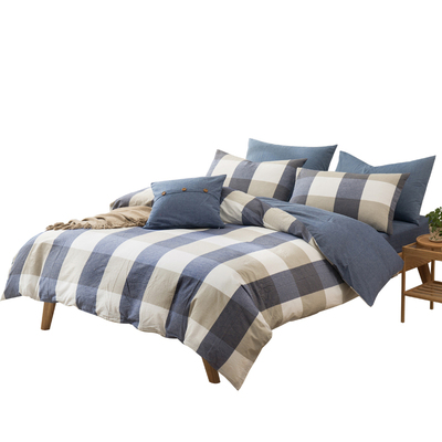 简约风全棉水洗棉四件套