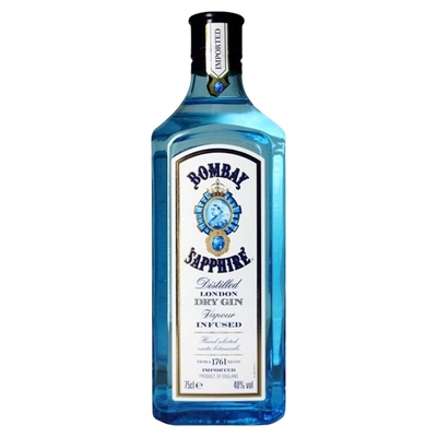 孟买蓝宝石金酒750ml原装进口