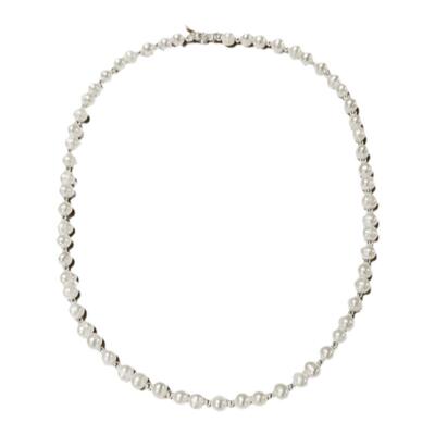 OKTO巴洛克银球隔珠项链