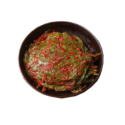 韩式苏子叶泡菜东北延边朝鲜族特产腌紫苏叶咸菜韩式香辣下饭菜