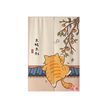 厨房门帘隔断新款家用卧室半截