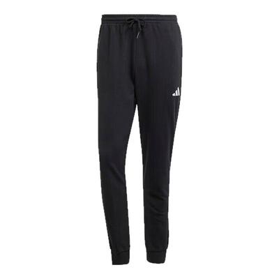 阿迪达斯男裤新款舒适透气休闲裤跑步运动裤束脚针织长裤JE3854
