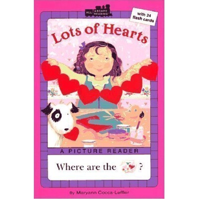 【送音频】英文原版绘本 All Aboard Rearding:Lots of Hearts 汪培珽一阶段