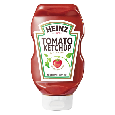 亨氏进口番茄酱 番茄沙司肯德基汉堡炸鸡薯条蘸酱 倒置挤压装