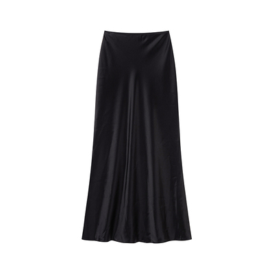 CHICC3流光醋酸吊带连衣裙/优雅长裙 高级感简约通勤