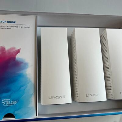 议价LINKSYS/领势WHW03V2VEOLP三频AC6600M支持Homekit高通四核