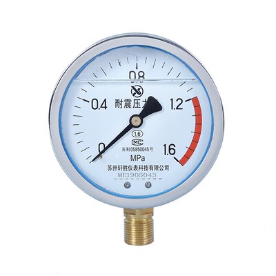 YN100抗震动耐震压力表