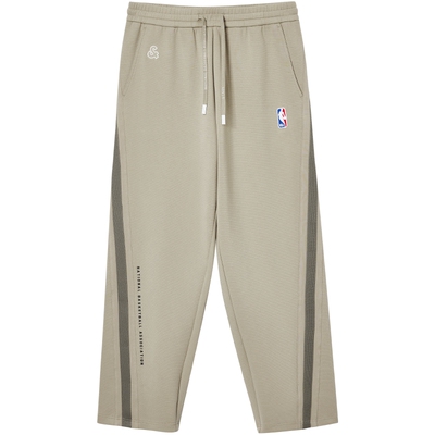 杰克琼斯春季卫裤长裤子休闲宽松版型NBA联名时尚百搭潮流男装