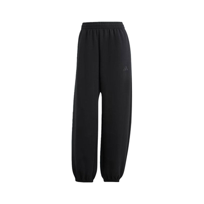 阿迪达斯女束口宽松针织运动裤