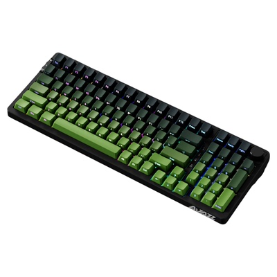 黑爵AK992抹茶侧刻渐变键盘