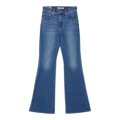 商场同款女士726高腰牛仔喇叭裤