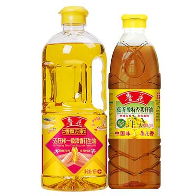 鲁花香飘万家浓香花生油750ml