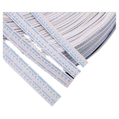 2468蓝白排线24 26awg镀锡铜芯排线6P7 8 9 10P电子线端子连接线