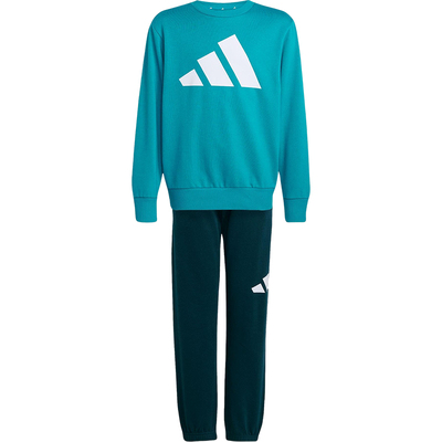 Adidas/阿迪达斯正品J BL FL JOG 240大童运动复古长袖套装JV9938