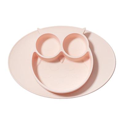 IKV/爱咔威宝宝硅胶分格盘餐盘