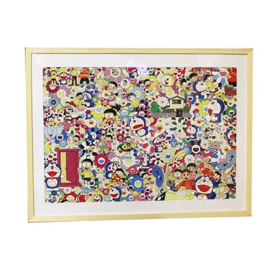 村上隆机器猫装裱拼图框