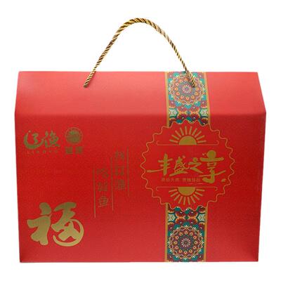 包邮大连特产辽渔远洋海鲜红福礼盒1957克烤鱼片鱿鱼丝肠礼包