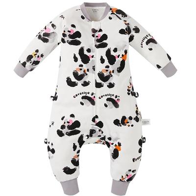 cutelife宝宝婴儿童睡袋加厚夹棉分腿秋冬A类防寒保暖一体防踢被