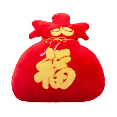 新款手暖喜庆福袋靠垫小礼品