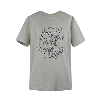 男友风字母印花T恤针织