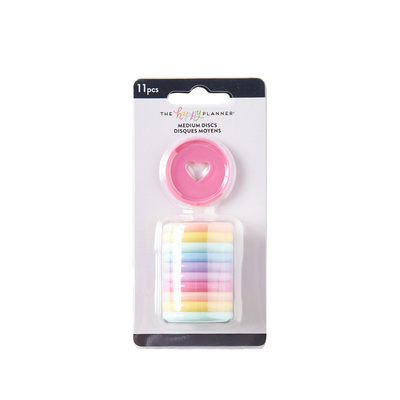 美国中号蘑菇孔圆片装订扣手帐