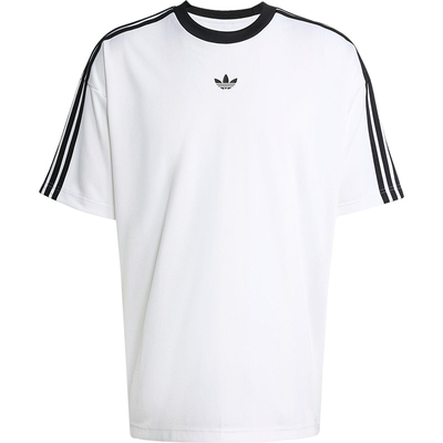 Adidas/阿迪达斯正品三叶草男士运动宽松耐穿经典针织短袖JW5877
