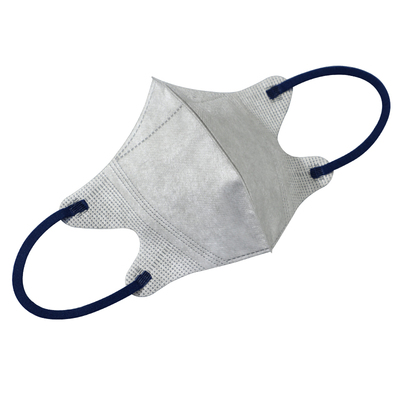 铅石灰色一次性防尘3D立体口罩