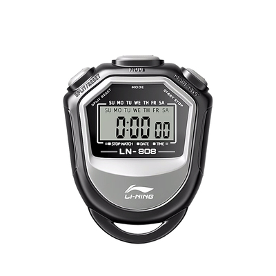 李宁计时器握感舒适专业防水大屏