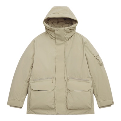 New Balance/NB正品冬季新款男子保暖宽松连帽羽绒服NPE41331-DB