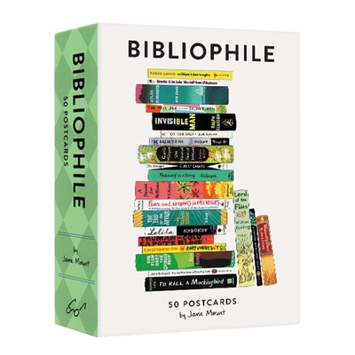 英文原版 Bibliophile 50 Postcards 藏书家 50 张明信片 英文版 进口英语原版书籍