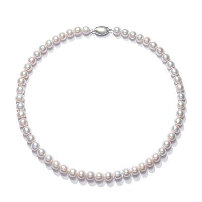 佰色传情淡水珍珠S925银项链