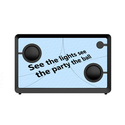 CCJBL悬浮歌词蓝牙音响