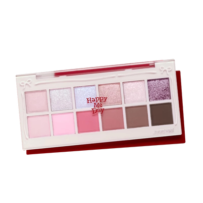 李羲承同款~Joocyee酵色限定生日系列12色眼影珠光哑光粉色系爆闪