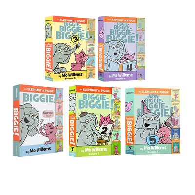 【自营】英文原版 小猪小象5个故事合集 An Elephant Piggie 精装 情商教育培养绘本 莫威廉斯 Mo Willems